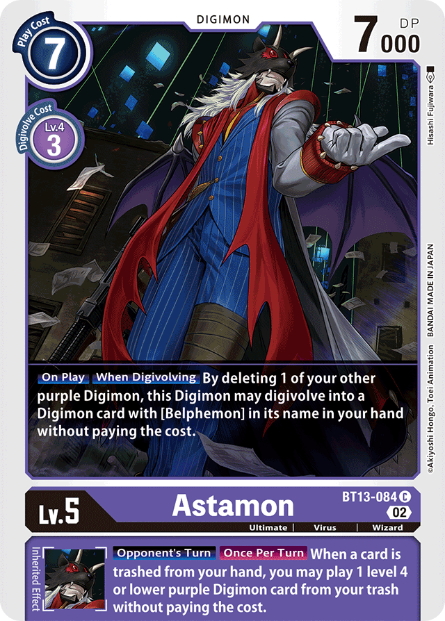 Astamon - Across Time - Uncommon - BT12-081 U – MEXPLAY.COM